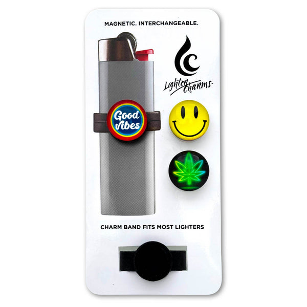Good Vibes Lighter Charms™ 3-Pack | Twisted Foot | Lighter Accessories